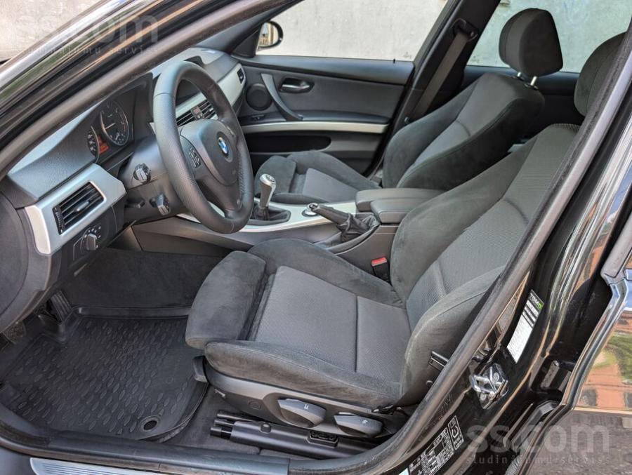 Black BMW 320 2006 in Daugavpils, with an engine capacity of 2.00 L and mileage of 313 thousand km for 4950 €, photo 16 on AUTOMOTO.COM.LV