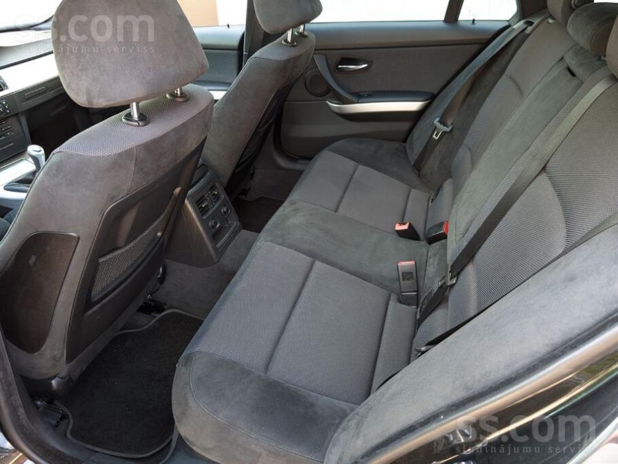 Black BMW 320 2006 in Daugavpils, with an engine capacity of 2.00 L and mileage of 313 thousand km for 4950 €, photo 25 on AUTOMOTO.COM.LV