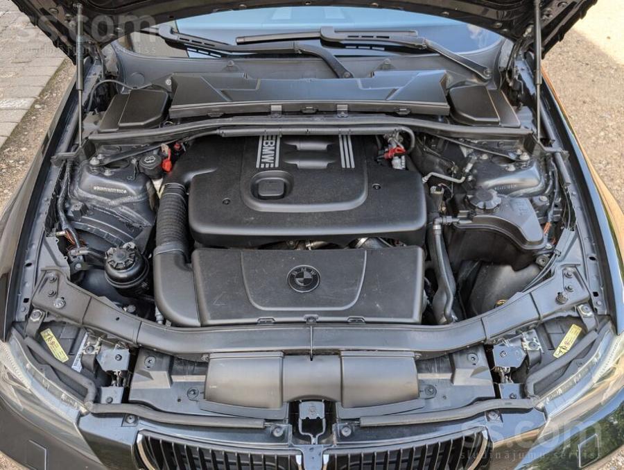 Black BMW 320 2006 in Daugavpils, with an engine capacity of 2.00 L and mileage of 313 thousand km for 4950 €, photo 32 on AUTOMOTO.COM.LV