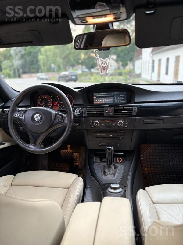 Black BMW 320 2006 in Kuldiga, with an engine capacity of 2.00 L and mileage of 395 thousand km for 3500 €, photo 8 on AUTOMOTO.COM.LV