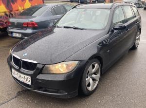 Black BMW 320 2006 in Vilnius, with an engine capacity of 2.00 L and mileage of 395 thousand km for 1750 €, photo  on AUTOMOTO.COM.LV