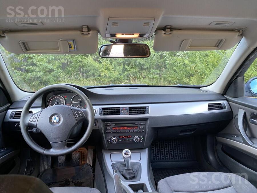 Black BMW 320 2006 in Balvi, with an engine capacity of 2.00 L and mileage of 381 thousand km for 1950 €, photo 12 on AUTOMOTO.COM.LV
