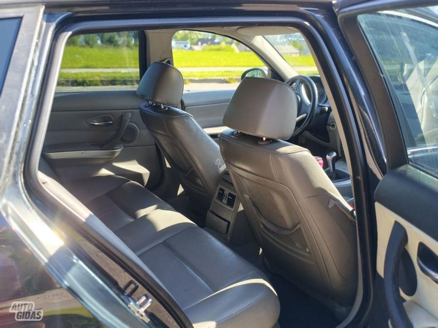 Black BMW 320 2006 in Alytus, with an engine capacity of 2.00 L and mileage of 330 thousand km for 1500 €, photo 6 on AUTOMOTO.COM.LV