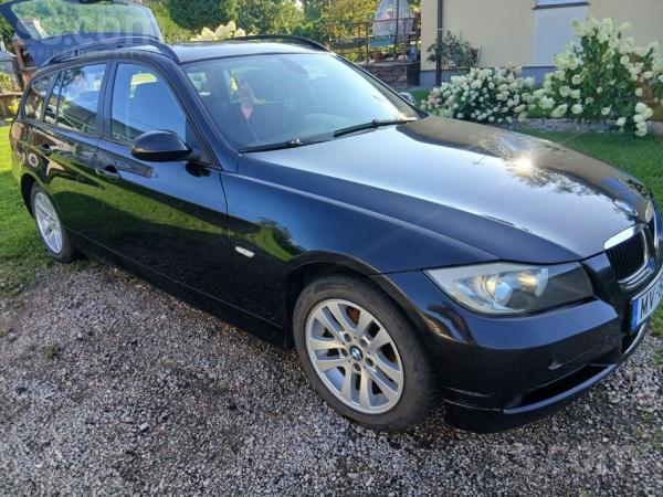 Black BMW 320 2006 in Jurmala, with an engine capacity of 2.00 L and mileage of 355 thousand km for 2500 €, photo 2 on AUTOMOTO.COM.LV