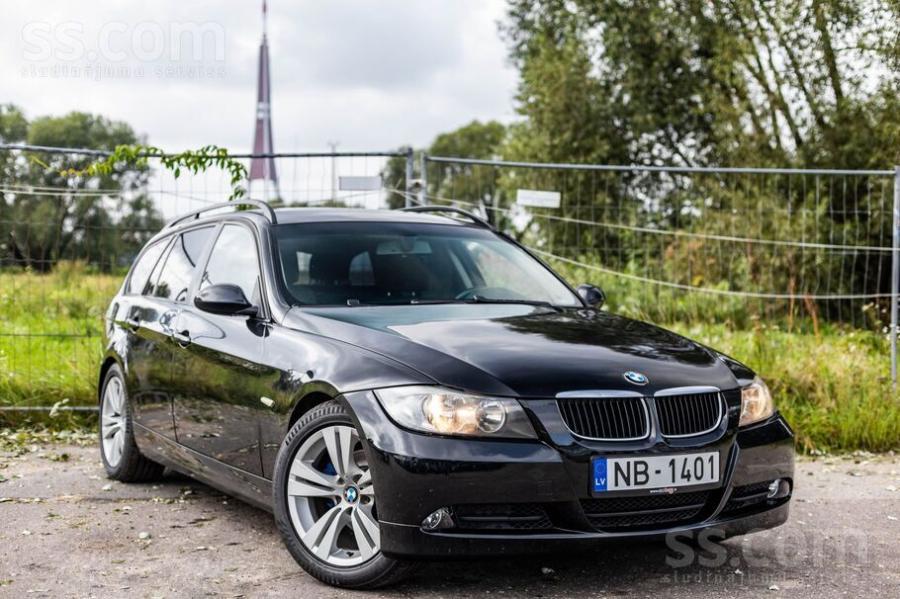 Black BMW 320 2006 in Riga, with an engine capacity of 2.00 L and mileage of 305 thousand km for 4490 €, photo 3 on AUTOMOTO.COM.LV