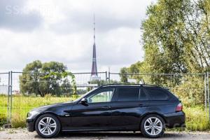 Black BMW 320 2006 in Riga, with an engine capacity of 2.00 L and mileage of 305 thousand km for 4490 €, photo 5 on AUTOMOTO.COM.LV