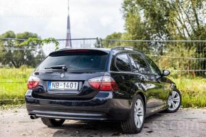Black BMW 320 2006 in Riga, with an engine capacity of 2.00 L and mileage of 305 thousand km for 4490 €, photo 8 on AUTOMOTO.COM.LV