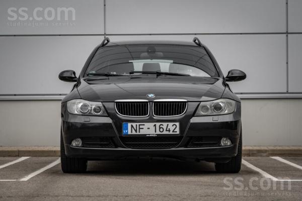 Black BMW 320 2006 in Riga, with an engine capacity of 3.00 L and mileage of 293 thousand km for 3950 €, photo 3 on AUTOMOTO.COM.LV