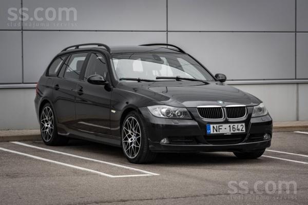 Black BMW 320 2006 in Riga, with an engine capacity of 3.00 L and mileage of 293 thousand km for 3950 €, photo 4 on AUTOMOTO.COM.LV