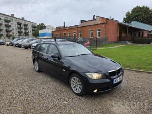 Black BMW 320 2006 in Ventspils, with an engine capacity of 2.00 L and mileage of 356 thousand km for 3390 €, photo 4 on AUTOMOTO.COM.LV
