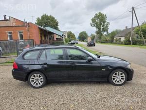 Black BMW 320 2006 in Ventspils, with an engine capacity of 2.00 L and mileage of 356 thousand km for 3390 €, photo 6 on AUTOMOTO.COM.LV