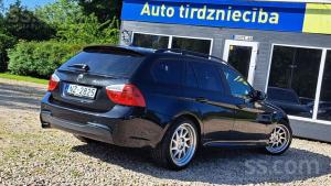 Black BMW 320 2007 in Jelgava, with an engine capacity of 2.00 L and mileage of 318 thousand km for 3690 €, photo 3 on AUTOMOTO.COM.LV