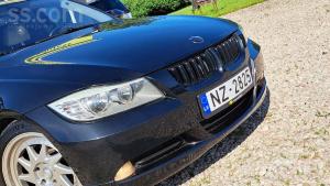 Black BMW 320 2007 in Jelgava, with an engine capacity of 2.00 L and mileage of 318 thousand km for 3690 €, photo 5 on AUTOMOTO.COM.LV