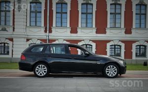 Black BMW 320 2007 in Jelgava, with an engine capacity of 2.00 L and mileage of 398 thousand km for 3300 €, photo 3 on AUTOMOTO.COM.LV