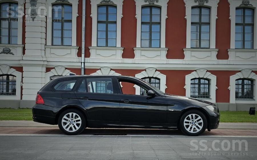 Black BMW 320 2007 in Jelgava, with an engine capacity of 2.00 L and mileage of 398 thousand km for 3300 €, photo 3 on AUTOMOTO.COM.LV