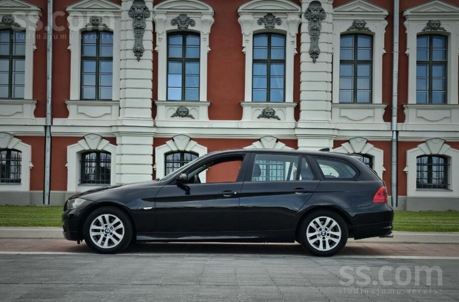 Black BMW 320 2007 in Jelgava, with an engine capacity of 2.00 L and mileage of 398 thousand km for 3300 €, photo 4 on AUTOMOTO.COM.LV