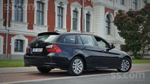 Black BMW 320 2007 in Jelgava, with an engine capacity of 2.00 L and mileage of 398 thousand km for 3300 €, photo 5 on AUTOMOTO.COM.LV