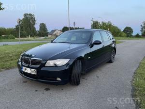Black BMW 320 2007 in Jekabpils, with an engine capacity of 2.00 L and mileage of 409 thousand km for 3500 €, photo 1 on AUTOMOTO.COM.LV