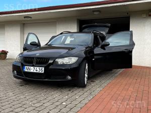Black BMW 320 2007 in Riga, with an engine capacity of 2.00 L and mileage of 295 thousand km for 2500 €, photo 2 on AUTOMOTO.COM.LV