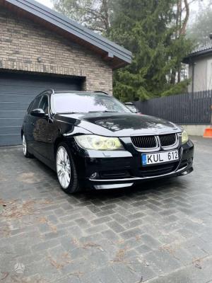 Black BMW 320 2007 in Vilnius, with an engine capacity of 2.00 L and mileage of 281 thousand km for 4199 €, photo 3 on AUTOMOTO.COM.LV