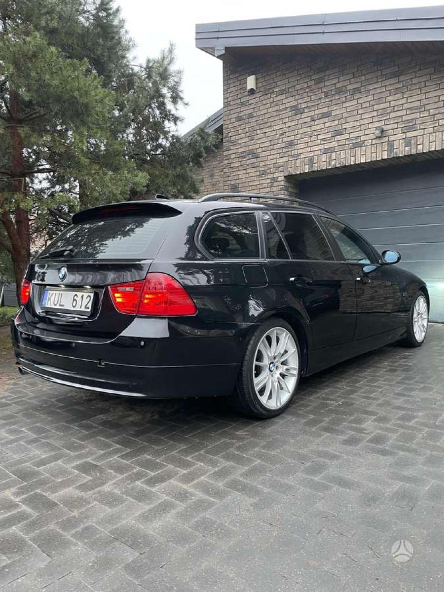 Black BMW 320 2007 in Vilnius, with an engine capacity of 2.00 L and mileage of 281 thousand km for 4199 €, photo 8 on AUTOMOTO.COM.LV