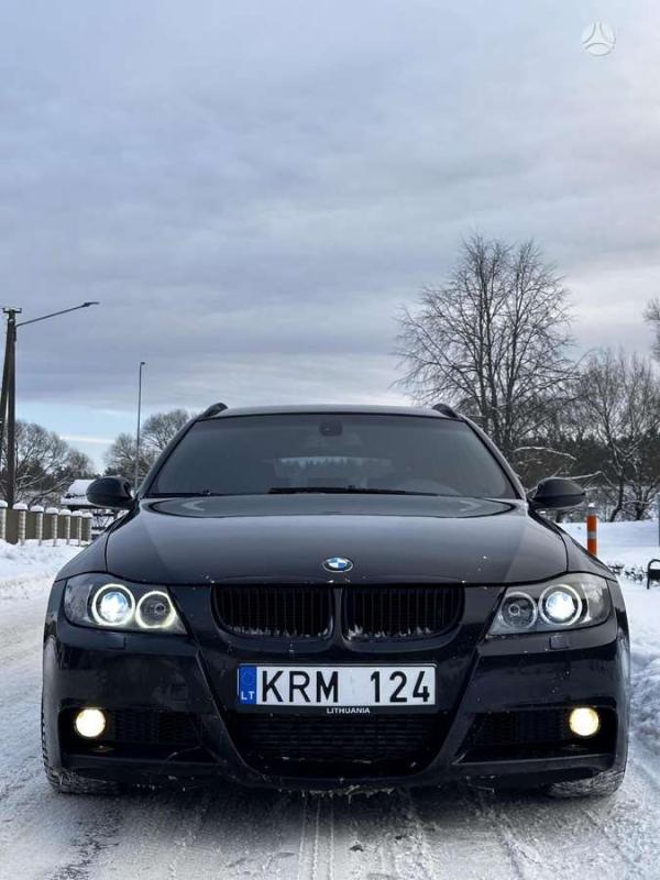 Black BMW 320 2007 in Vilnius, with an engine capacity of 2.00 L and mileage of 337 thousand km for 4750 €, photo 3 on AUTOMOTO.COM.LV
