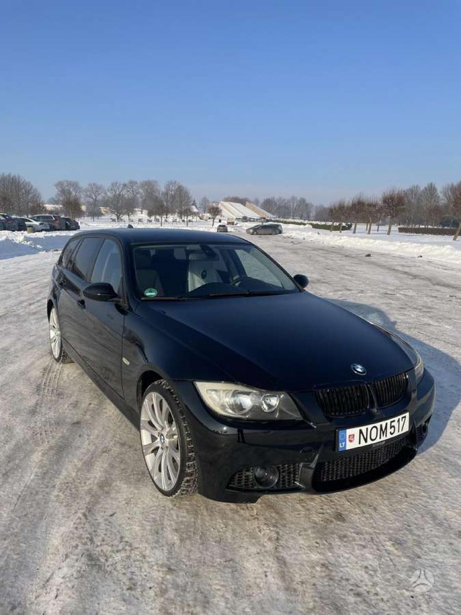Black BMW 320 2007 in Kaunas, with an engine capacity of 2.00 L and mileage of 313 thousand km for 3800 €, photo 7 on AUTOMOTO.COM.LV