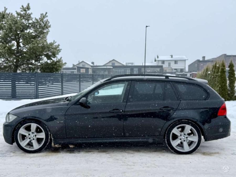 Black BMW 320 2007 in Vilnius, with an engine capacity of 2.00 L and mileage of 330 thousand km for 3150 €, photo 6 on AUTOMOTO.COM.LV