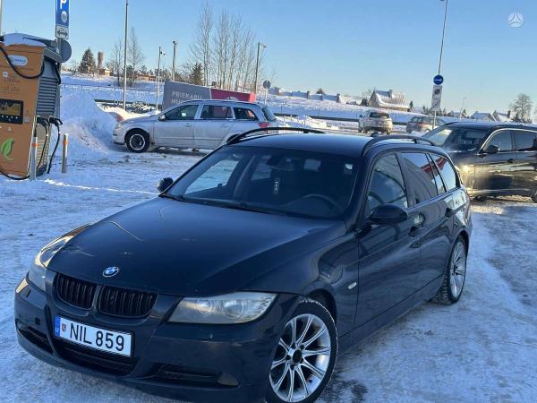 Black BMW 320 2007 in Siauliai, with an engine capacity of 2.00 L and mileage of 360 thousand km for 2650 €, photo 3 on AUTOMOTO.COM.LV