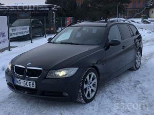 Black BMW 320 2007 in Cesis, with an engine capacity of 2.00 L and mileage of 0 thousand km for 3900 €, photo  on AUTOMOTO.COM.LV