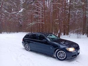 Melns BMW 320 2007 Utena, ar dzinēja tilpumu 2.00 L un nobraukumu 320 tūkst. km par 3300 €, foto  vietnē AUTOMOTO.COM.LV