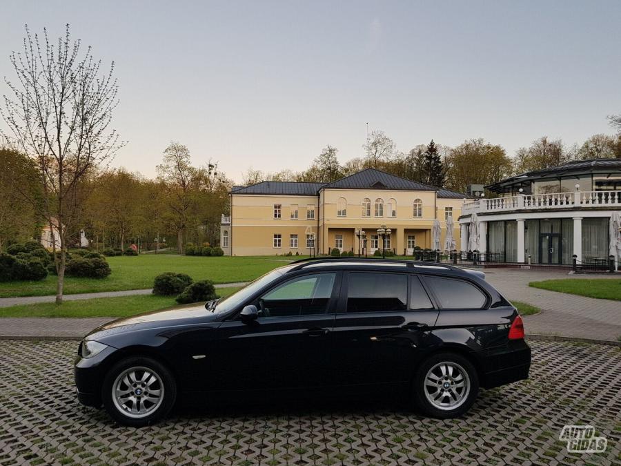 Black BMW 320 2007 in Vilnius, with an engine capacity of 2.00 L and mileage of 350 thousand km for 5000 €, photo 1 on AUTOMOTO.COM.LV