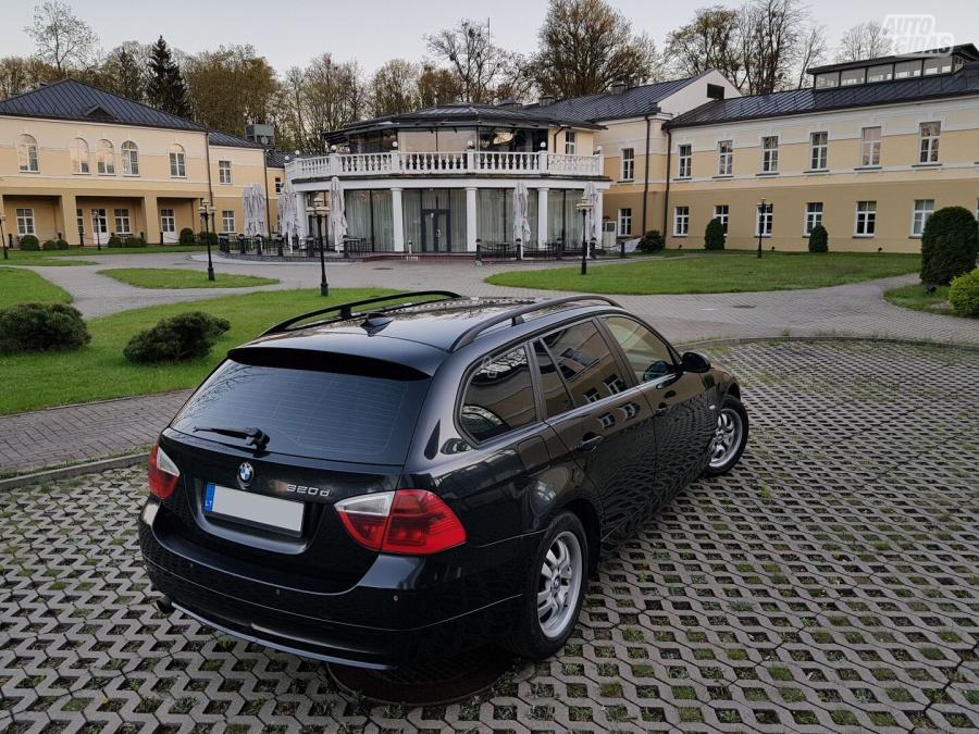 Black BMW 320 2007 in Vilnius, with an engine capacity of 2.00 L and mileage of 350 thousand km for 5000 €, photo 3 on AUTOMOTO.COM.LV