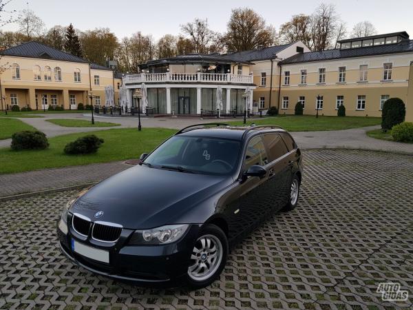 Black BMW 320 2007 in Vilnius, with an engine capacity of 2.00 L and mileage of 350 thousand km for 5000 €, photo 5 on AUTOMOTO.COM.LV