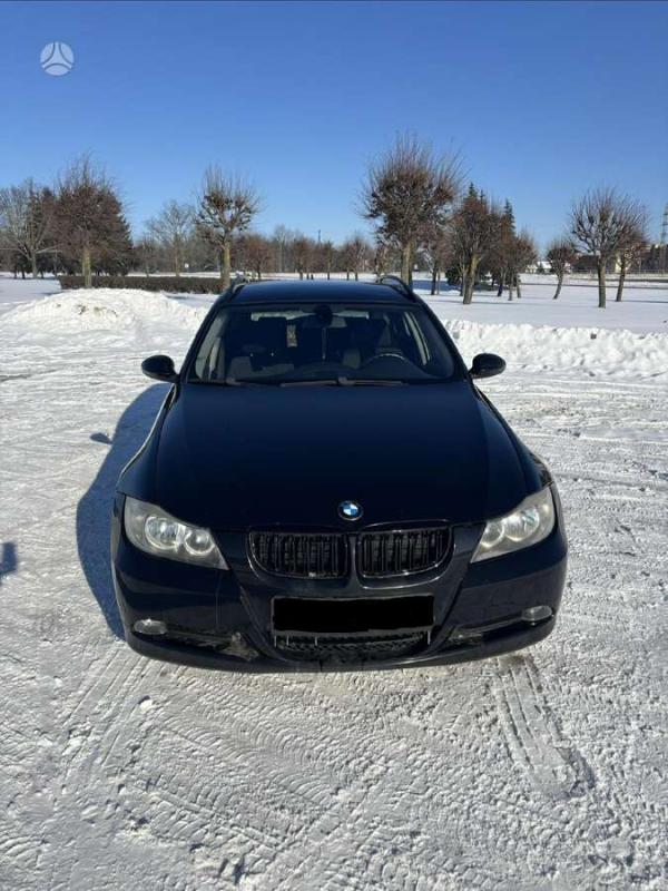 Black BMW 320 2007 in Kaunas, with an engine capacity of 2.00 L and mileage of 413 thousand km for 4150 €, photo 2 on AUTOMOTO.COM.LV
