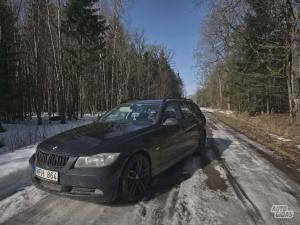 Black BMW 320 2007 in Kaunas, with an engine capacity of 1.80 L and mileage of 257 thousand km for 1500 €, photo  on AUTOMOTO.COM.LV