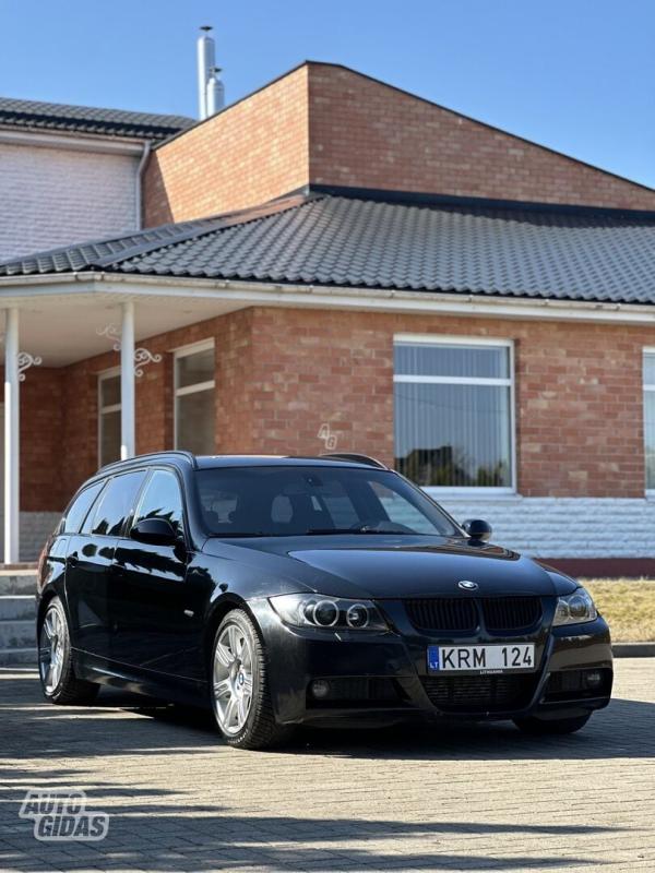 Black BMW 320 2007 in Vilnius, with an engine capacity of 2.00 L and mileage of 337 thousand km for 3650 €, photo 1 on AUTOMOTO.COM.LV