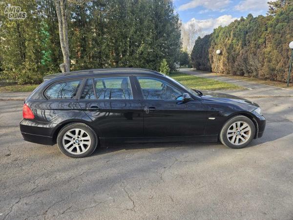 Black BMW 320 2007 in Sakiai, with an engine capacity of 2.00 L and mileage of 312 thousand km for 1600 €, photo 4 on AUTOMOTO.COM.LV