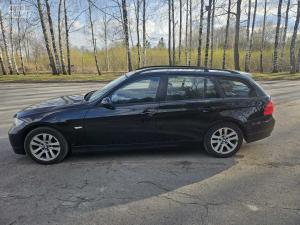 Black BMW 320 2007 in Sakiai, with an engine capacity of 2.00 L and mileage of 312 thousand km for 1600 €, photo 9 on AUTOMOTO.COM.LV