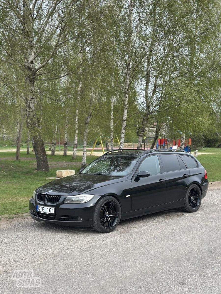 Black BMW 320 2007 in Klaipeda, with an engine capacity of 2.00 L and mileage of 450 thousand km for 3100 €, photo 1 on AUTOMOTO.COM.LV