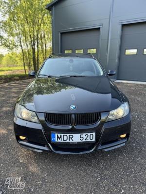 Black BMW 320 2007 in Vilnius, with an engine capacity of 2.00 L and mileage of 350 thousand km for 3950 €, photo 3 on AUTOMOTO.COM.LV