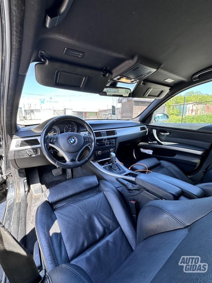 Black BMW 320 2007 in Klaipeda, with an engine capacity of 2.00 L and mileage of 430 thousand km for 3800 €, photo 12 on AUTOMOTO.COM.LV