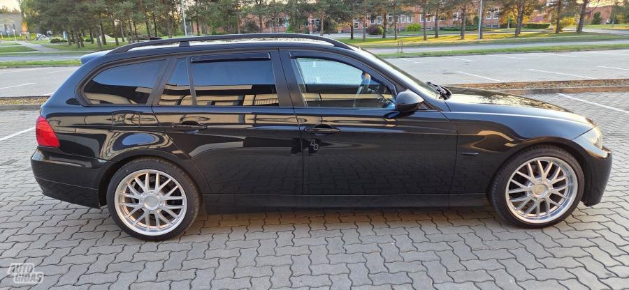 Black BMW 320 2007 in Kupiskis, with an engine capacity of 2.00 L and mileage of 330 thousand km for 3800 €, photo 8 on AUTOMOTO.COM.LV