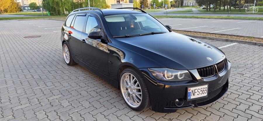 Black BMW 320 2007 in Kupiskis, with an engine capacity of 2.00 L and mileage of 330 thousand km for 3800 €, photo 9 on AUTOMOTO.COM.LV