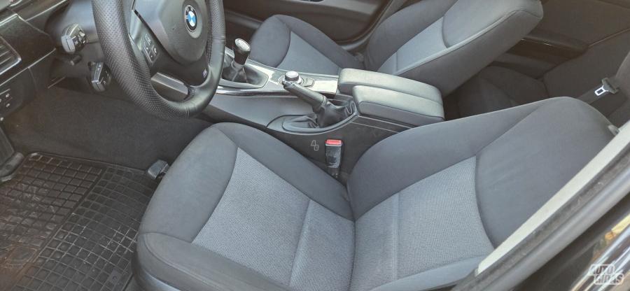 Black BMW 320 2007 in Kupiskis, with an engine capacity of 2.00 L and mileage of 330 thousand km for 3800 €, photo 15 on AUTOMOTO.COM.LV