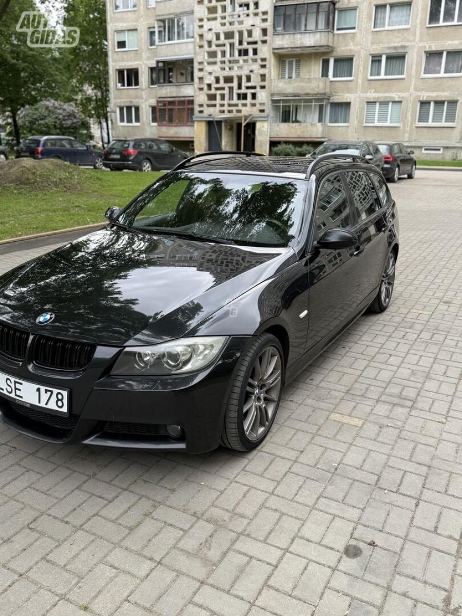 Black BMW 320 2007 in Kaunas, with an engine capacity of 2.00 L and mileage of 416 thousand km for 3600 €, photo 1 on AUTOMOTO.COM.LV