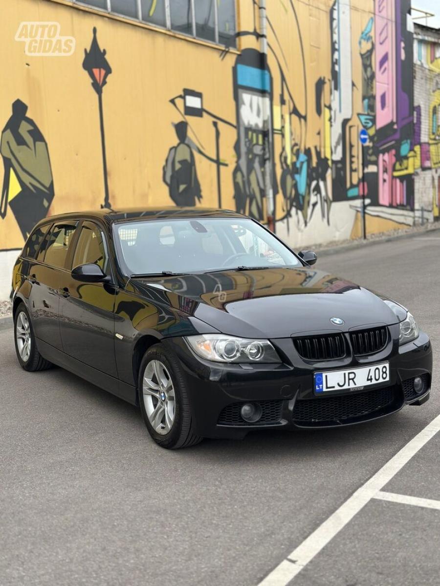 Black BMW 320 2007 in Vilnius, with an engine capacity of 2.00 L and mileage of 256 thousand km for 1800 €, photo 1 on AUTOMOTO.COM.LV
