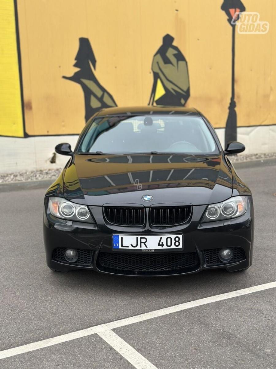 Black BMW 320 2007 in Vilnius, with an engine capacity of 2.00 L and mileage of 256 thousand km for 1800 €, photo 3 on AUTOMOTO.COM.LV