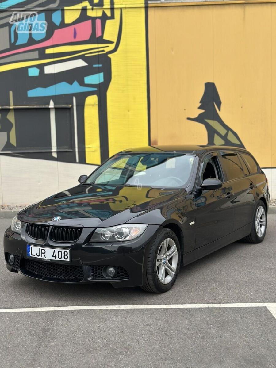 Black BMW 320 2007 in Vilnius, with an engine capacity of 2.00 L and mileage of 256 thousand km for 1800 €, photo 4 on AUTOMOTO.COM.LV