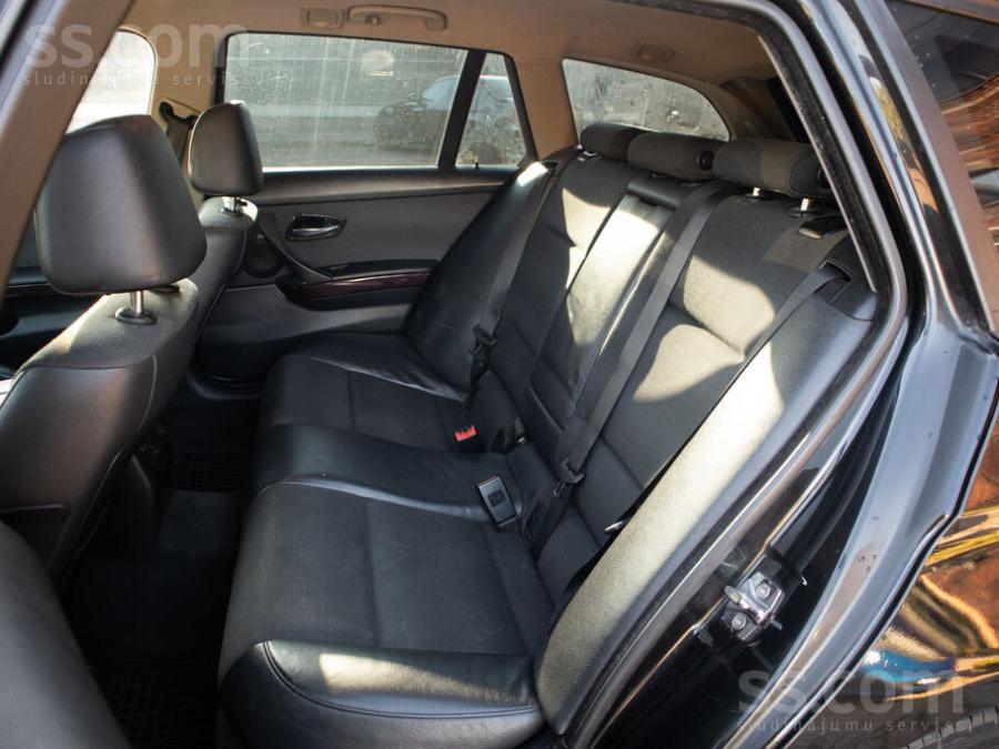 Black BMW 320 2007 in Liepaja, with an engine capacity of 2.00 L and mileage of 0 thousand km for 5000 €, photo 14 on AUTOMOTO.COM.LV